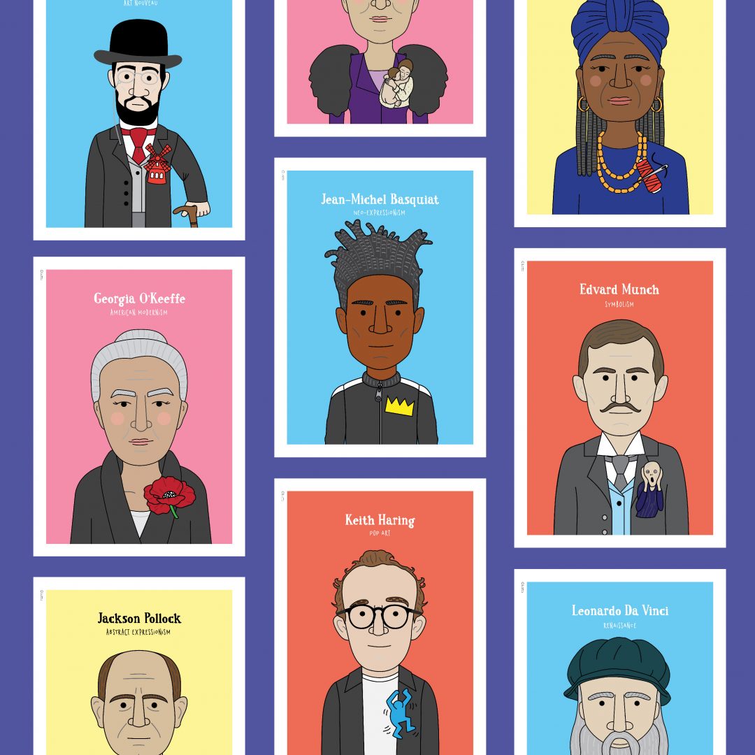 Famous artist classroom posters #2 (10 artists)