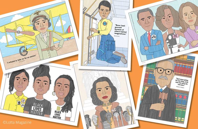 Black History Month coloring pages, posters & more